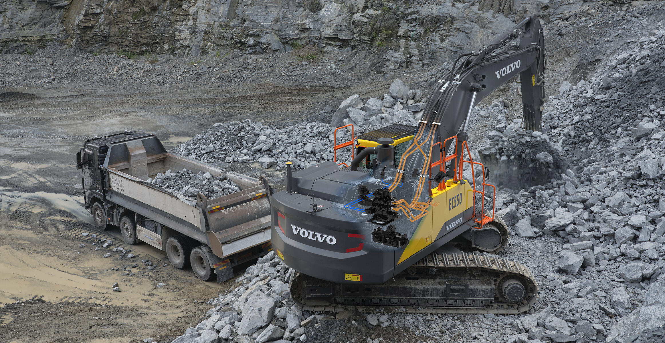 EC550 | Excavators | Overview | Volvo Construction Equipment