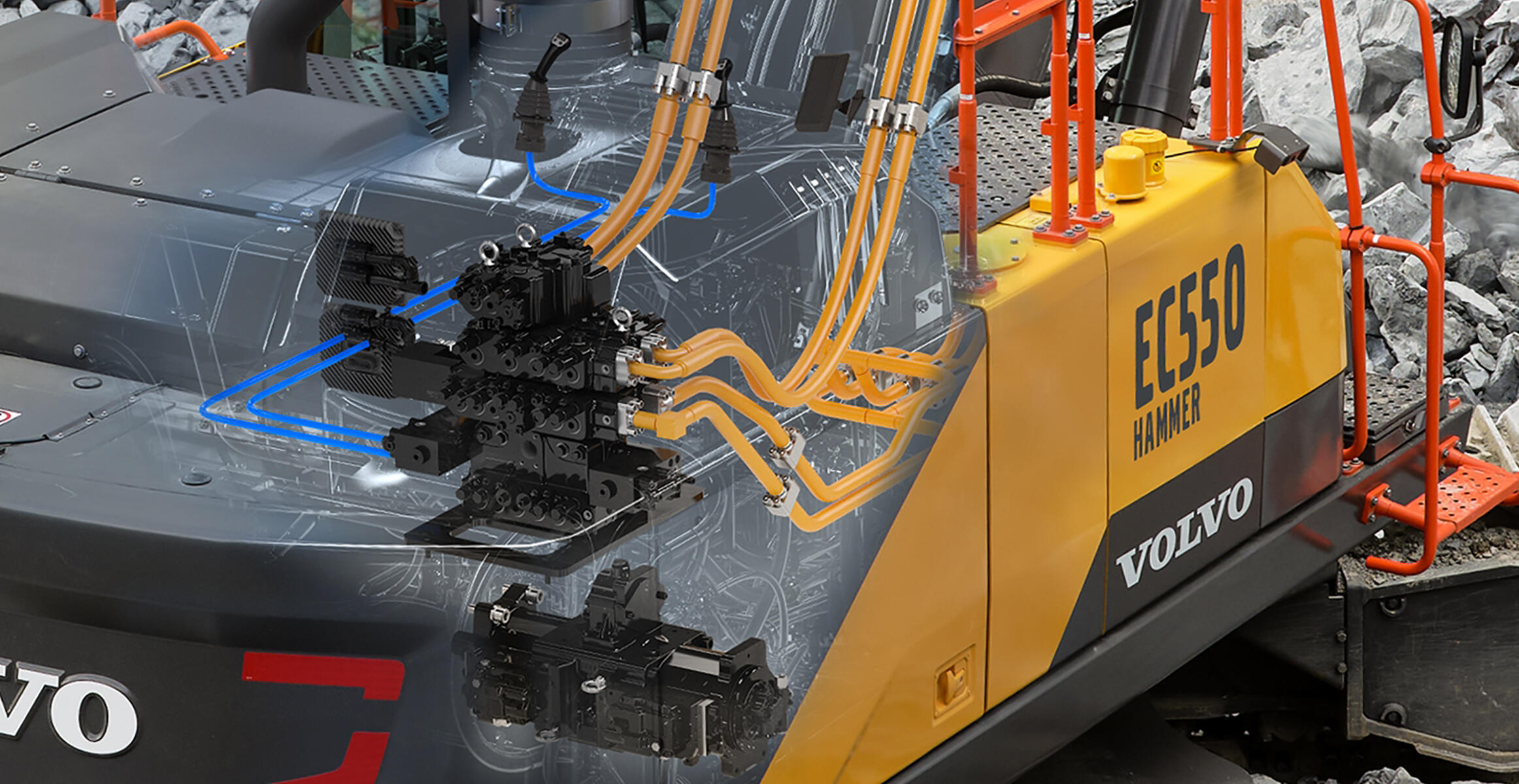 EC550 Hammer | Excavators | Overview | Volvo Construction Equipment