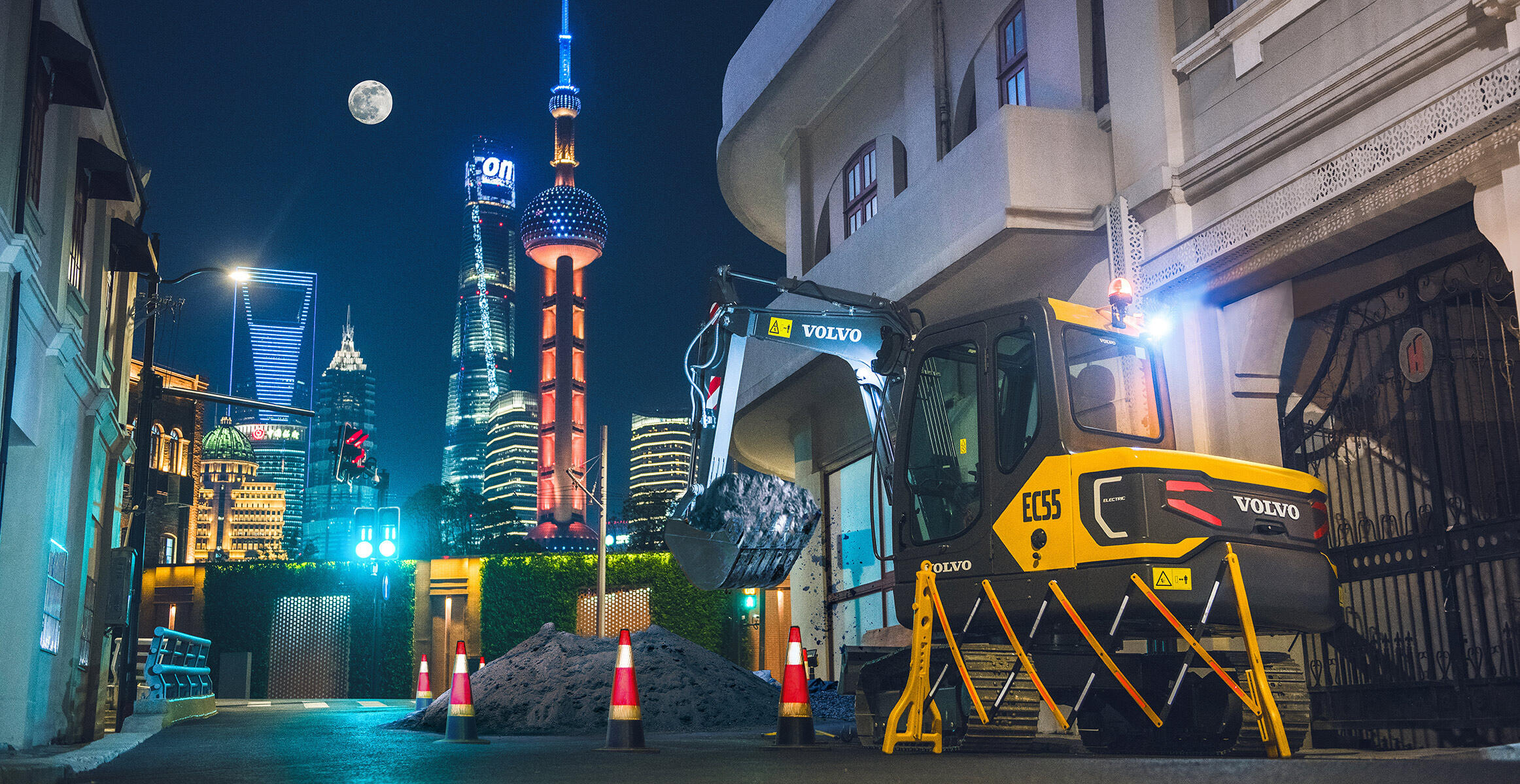 EC55 Electric | 电动设备 | 概览 | Volvo Construction Equipment