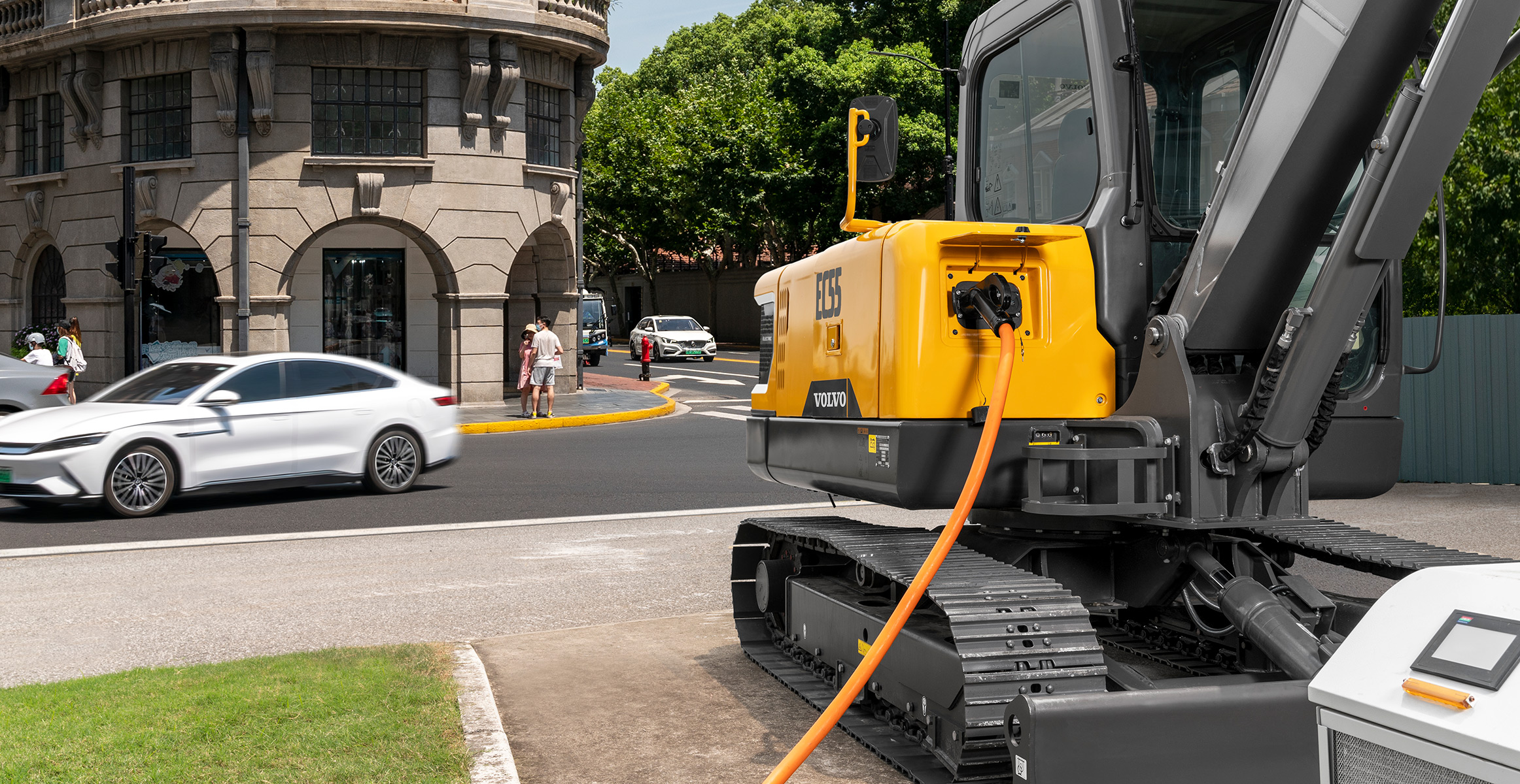 EC55 Electric | 电动设备 | 概览 | Volvo Construction Equipment