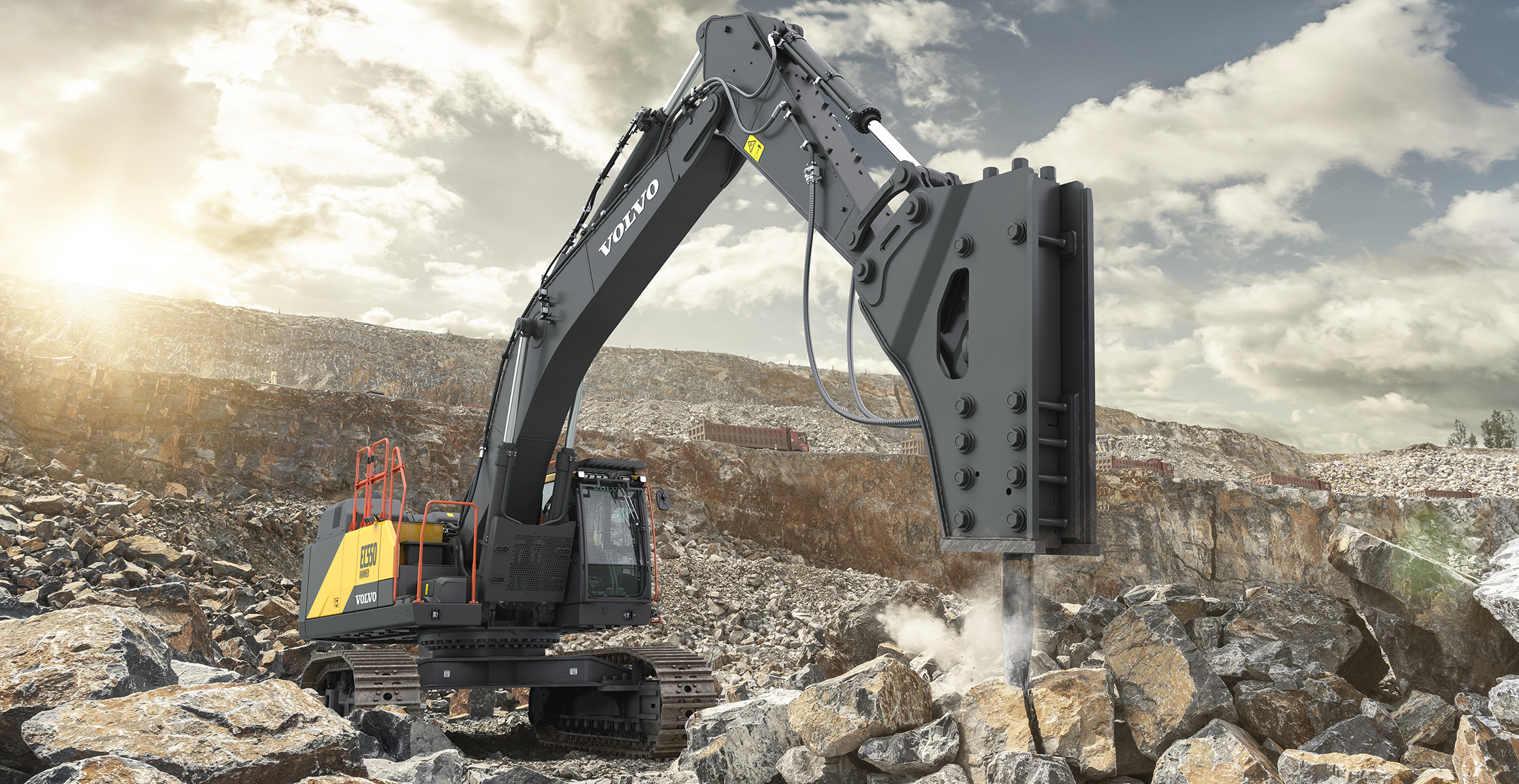 EC550 Hammer | Excavators | Overview | Volvo Construction Equipment