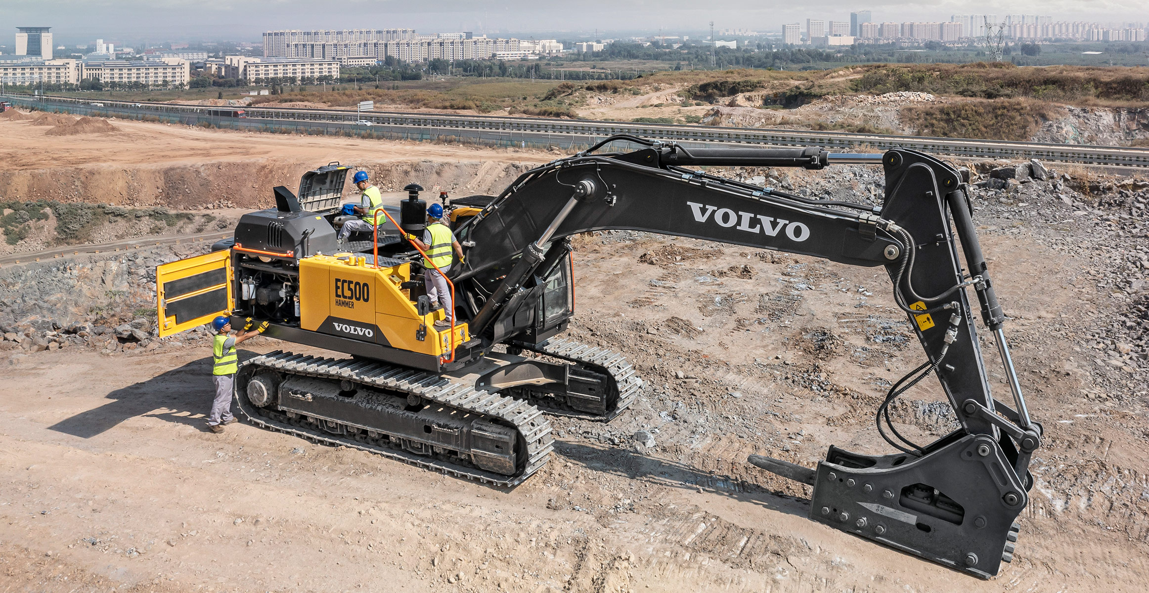 EC500 Hammer | Excavators | Overview | Volvo Construction Equipment