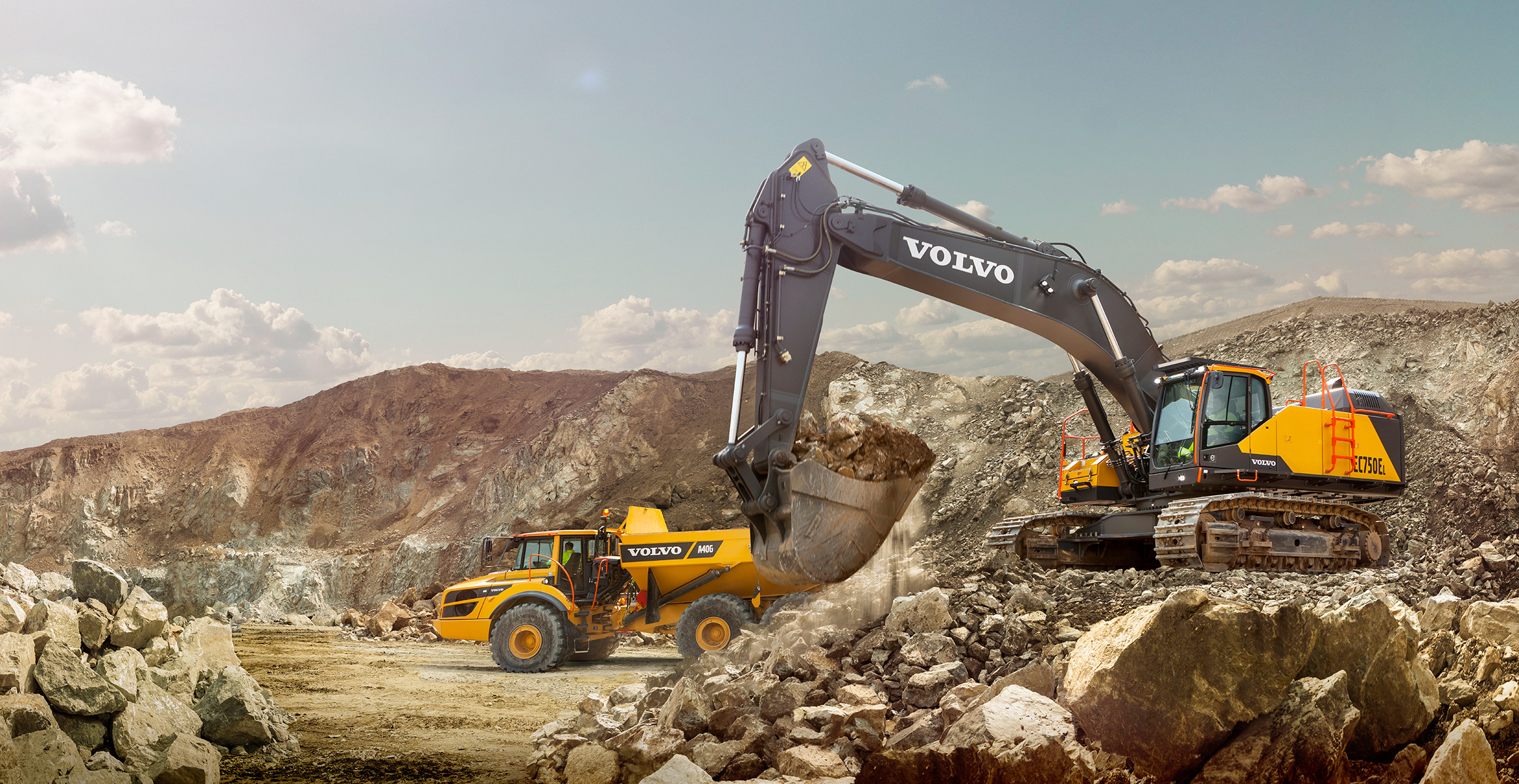 EC750-国四 | 挖掘机 | 概览 | Volvo Construction Equipment