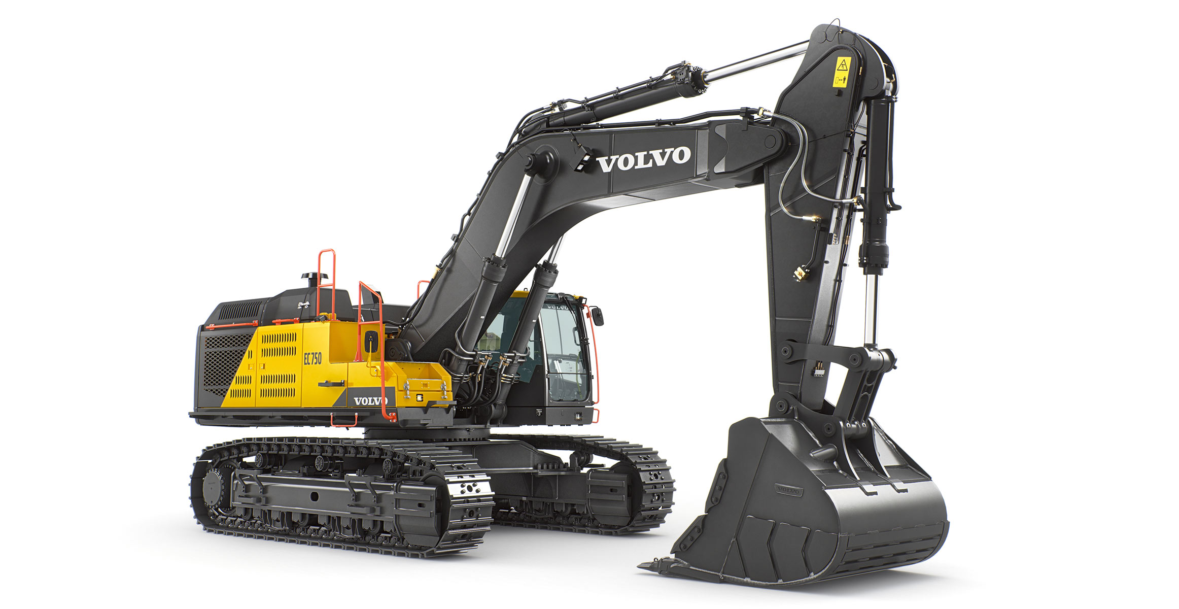 沃尔沃建筑设备在华推出全新EC750和EC950履带式挖掘机，谱写“国四”新华章